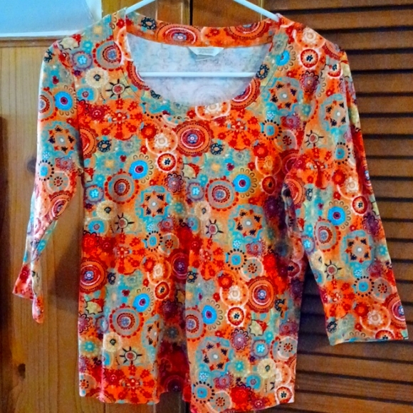 Christopher & Banks | Tops | Bright Christopher Banks Shirt | Poshmark